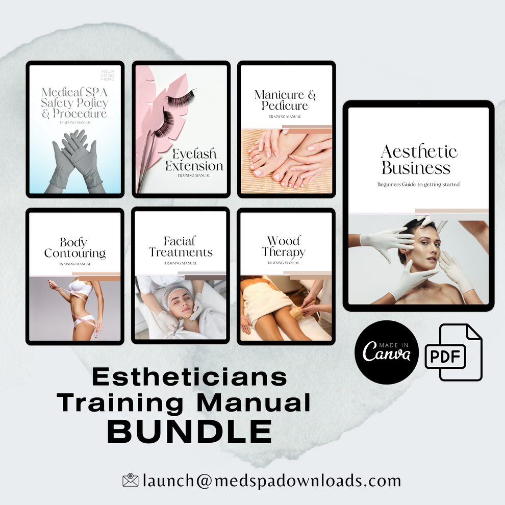 Estheticians Training Manuals Bundle – MedSPA Downloads