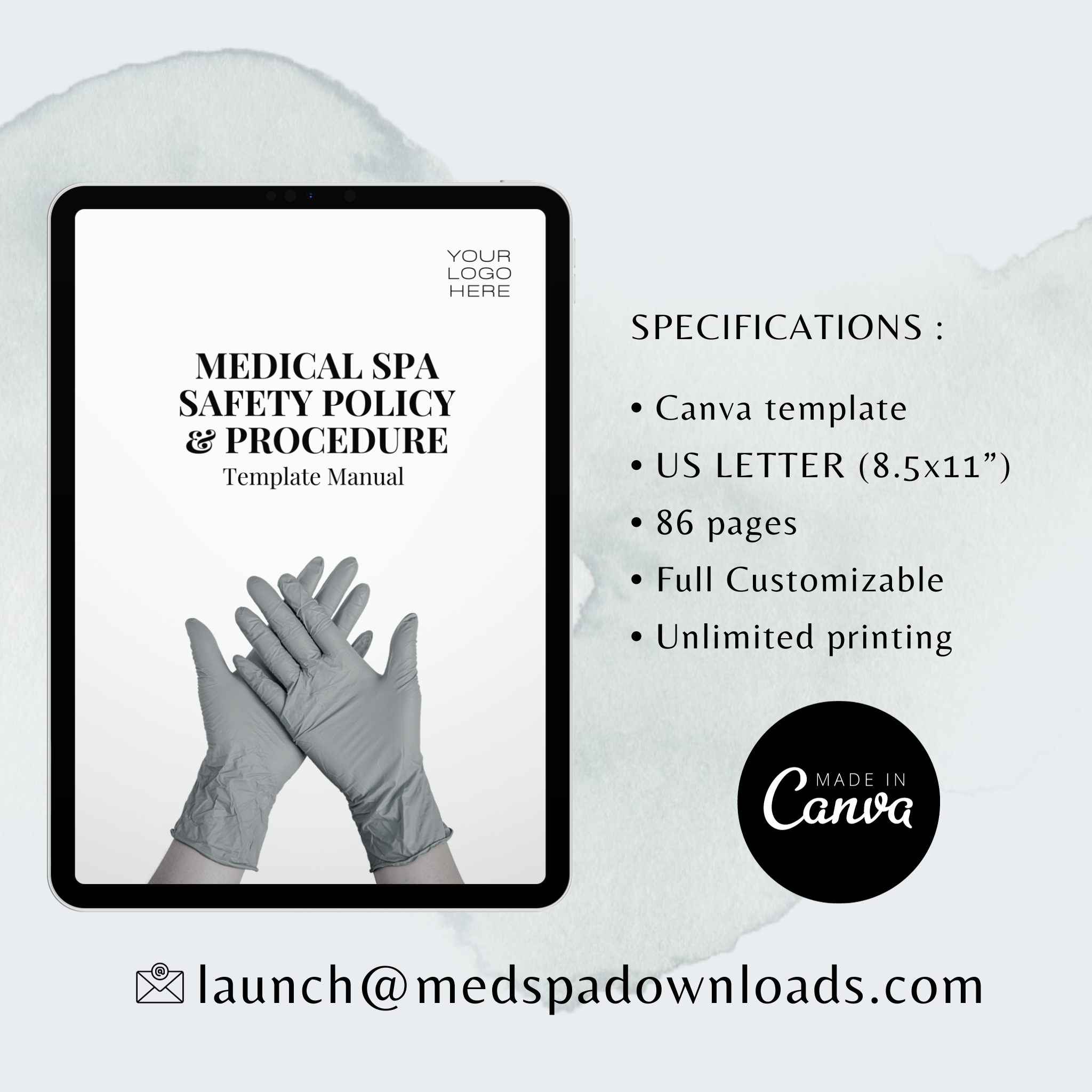 Medical Spa Safety Policies And Procedures Manual – MedSPA Downloads