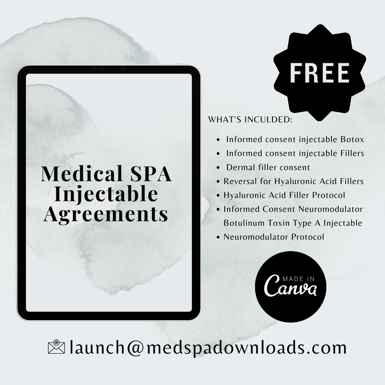 Injectables Forms Bundle Canva Templates – MedSPA Downloads